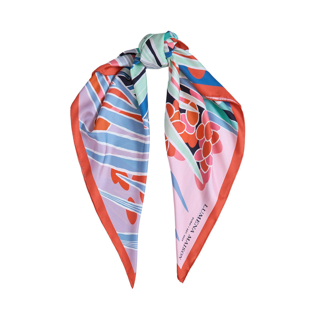 UAE Inspired Designer Silk Scarves | Lumena Maison